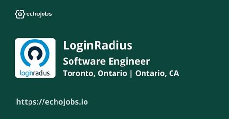 Loginradius Is Hiring Software Engineerimplementation Toronto Ontario Ontario Ca
