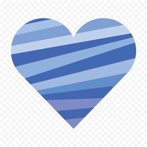 Blue Heart Illustration On The White Background 57381538 Vector Art At