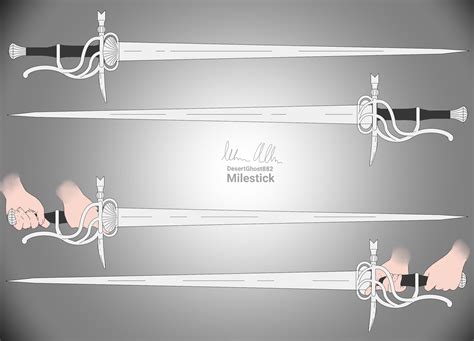 A Sketch Of A Custom Longsword Design I Made R Drawing