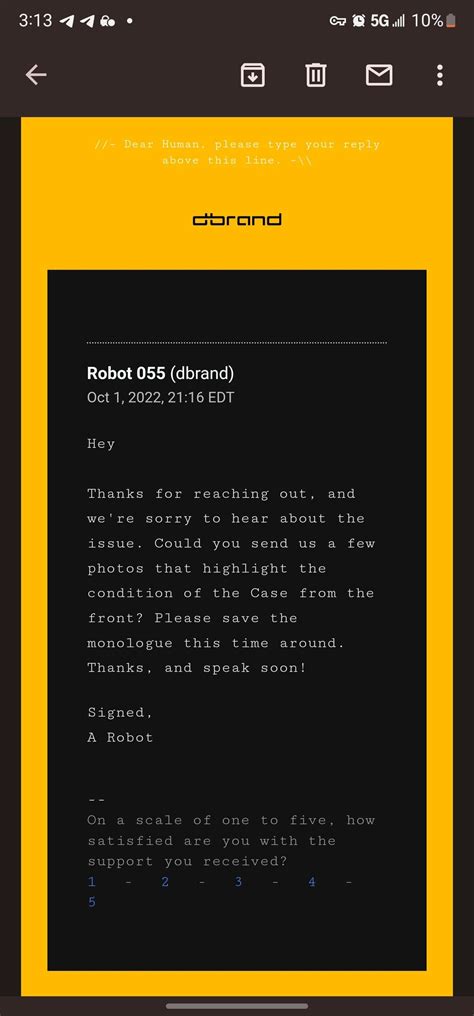 No Responce From Customer Service Rdbrand