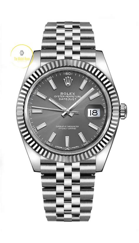 Rolex Datejust 41 Steel And White Gold 2020 The Watch Room