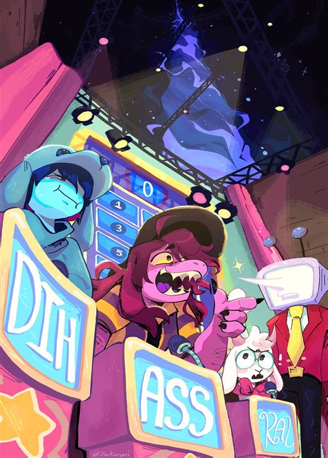 Kris Ralsei Susie Ant Tenna Shadowguy And 2 More Deltarune And 1 More Drawn By