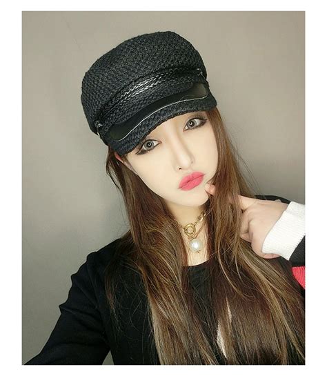 Новая Корейская темно синяя кепка винтажная британская Мужская и женская вязаная черная шапка