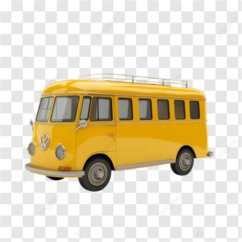 흰색 지붕이 있는 빈티지 노란색 폭스바겐 버스 포도 수확 노란색 폭스바겐 버스 Png 일러스트 및 이미지 에 대한 무료 다운로드 Pngtree