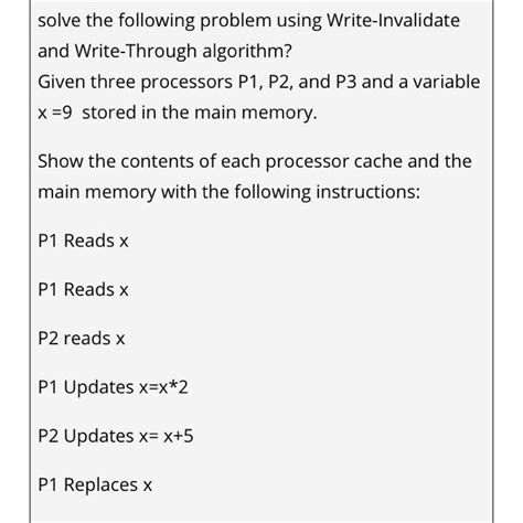 Solved Answer The Following Questions 1 If A Processor Did