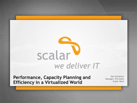 Performance Capacity Planning And Efficiency In A Virtualized World Pdf