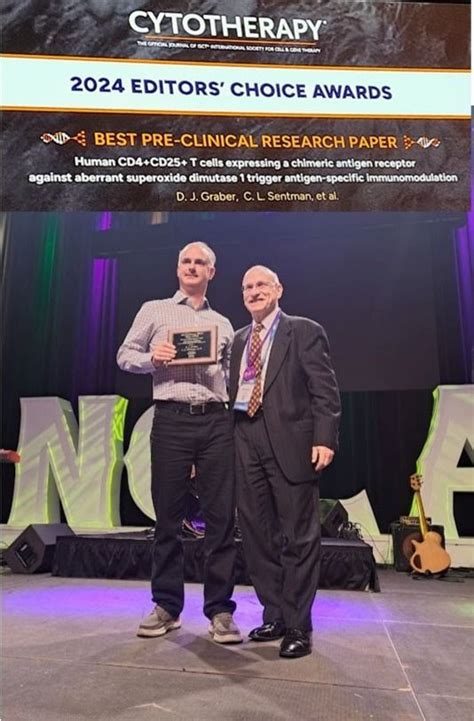 Congrats To Our Collaborators David Graber And Charles Sentman At