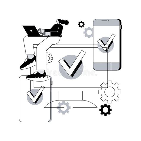 Cross Platform Development Abstract Concept Vector Illustration Stock Vector Illustration Of