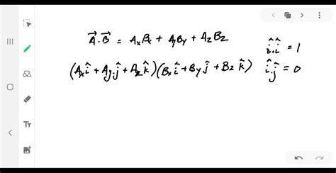 SOLVED For any two vectors 𝐀 and 𝐁 show that 𝐀 𝐁 Ax Bx Ay By Az Bz Suggestions Write 𝐀 and