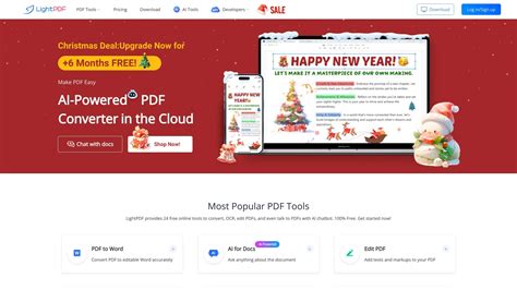 LightPDF AI Powered PDF Editing Conversion Tools Creati Ai