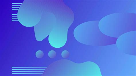 Abstract Background Elegant Gradient Blue Smooth Liquid Color Design