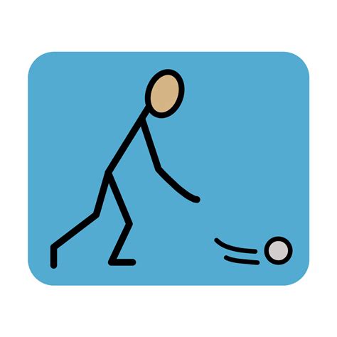 Bowling Widgit Symbol Playground Marking