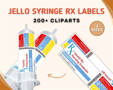 Medication Syringe Label Template