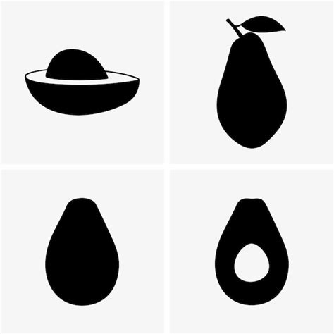 아보카도 프리미엄 벡터