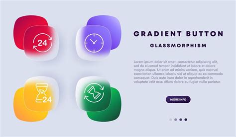 타이머 아이콘 세트 카운트다운 시계 알람 스톱워치 모래시계 모래 타이머 일정 비즈니스 및 광고용 시간 유리모피즘 스타일 벡터 라인 아이콘 프리미엄 벡터