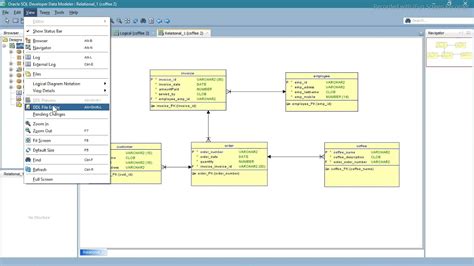 How To Generate Sql Script In Sql Data Modeler Youtube