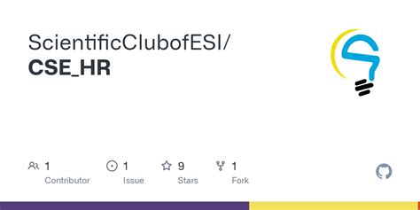 GitHub ScientificClubofESI CSE HR