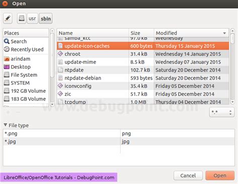 Use Open File Dialog Using Macro In LibreOffice OpenOffice