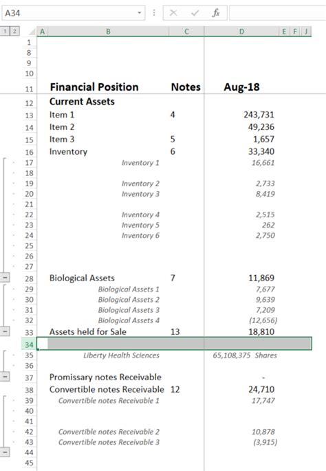 excel grouping sets of rows with a toggle button stack overflow