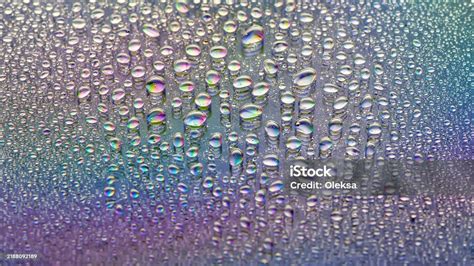 물방울 추상 그라디언트 배경 컬러 드롭 텍스처입니다 무지개 그라데이션입니다 질감이 풍부한 이미지입니다 작은 피사계 심도 선택적 초점 0명에 대한 스톡 사진 및 기타 이미지