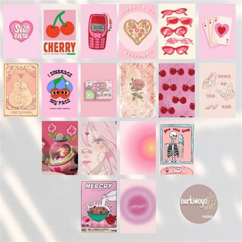 Jual 20pcs Poster A6 Asthetic Lucu Pajangan Dinding Shopee Indonesia