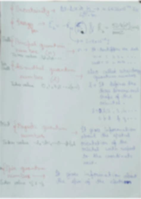 SOLUTION Structure Of An Atom Class Notes Studypool