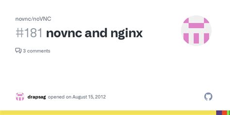 Novnc And Nginx · Issue 181 · Novnc Novnc · Github