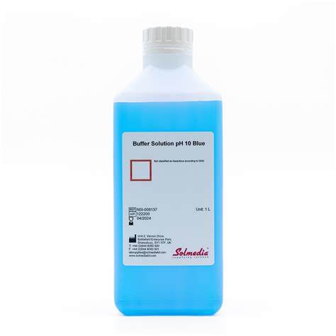 Buffer Solution PH 10 Reagents