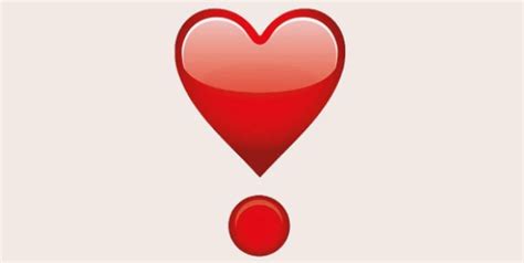 ¿qué Significa El Emoji Del Corazón Rojo Con Un Punto Debajo
