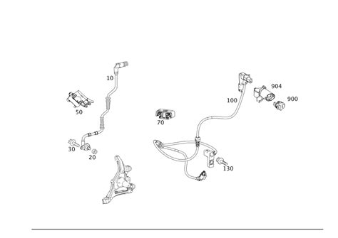 2008 2014 Mercedes Benz Rotational Speed Sensor 204 540 01 17 Mb