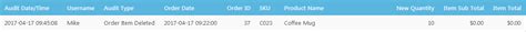 WooCommeerce Sales Order Audit Log Woocommerce Order Audit Log Woocommerce Audit Log Audit Log