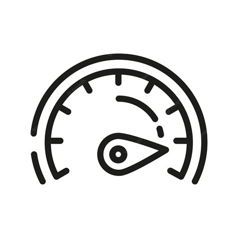Premium Vector Car Speedometer Icon Speedometer Vector Icon Speed