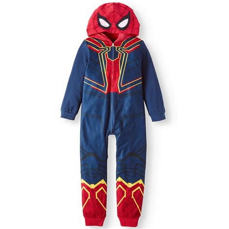 Little And Big Boys Spider Man Hooded Sleeper 1 Each Delivery Or