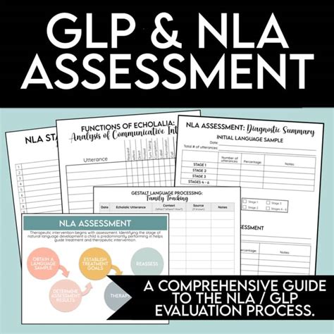 Gestalt Language Processing Handouts And Assessment Guide Echolalia Nla