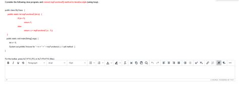 Solved Consider The Following Java Program And Convert