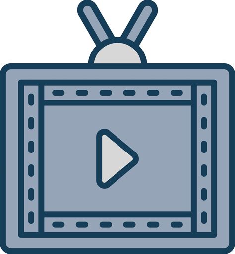 Live Stream Line Filled Grey Icon 43457522 Vector Art At Vecteezy