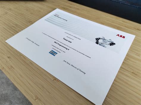 Toua Lee On Linkedin Im Happy To Share That This Month I Completed Another Abb Robotics…