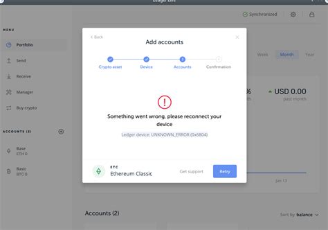 Could Not Add Etc Account Unknown Error 0x6804 · Issue 1753 · Ledgerhqledger Live Desktop
