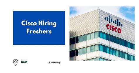 Cisco Hiring Freshers 2024 Apply Now