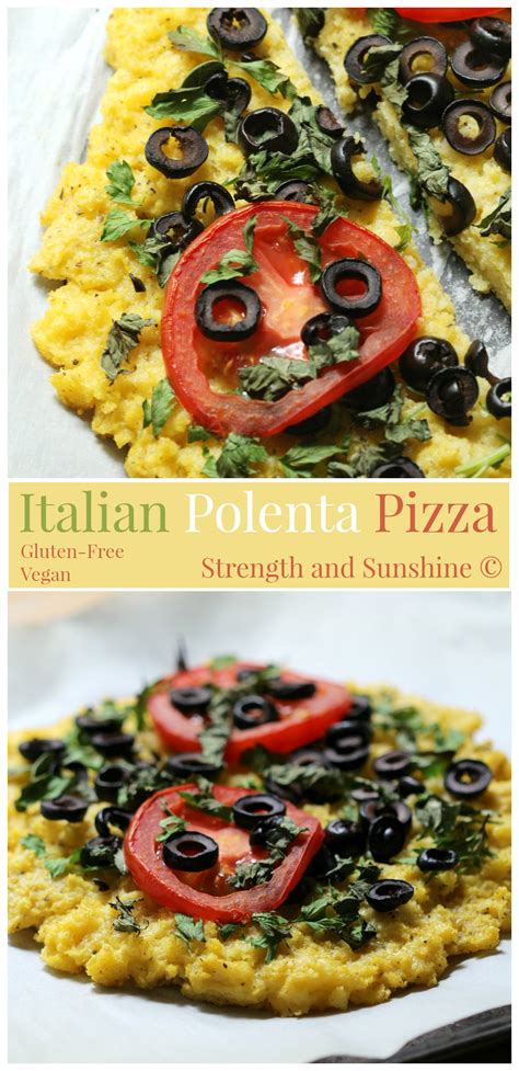 Italian Polenta Pizza