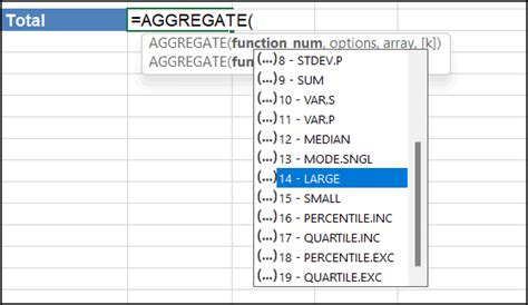 How To Use Aggregate Function In Excel 3 Easy Examples
