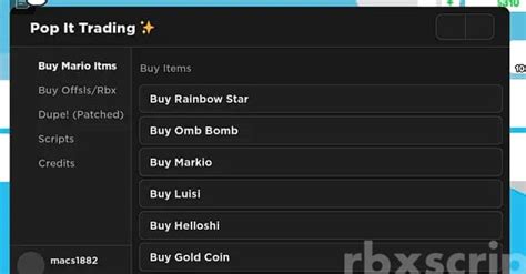 Pop It Trading Dupe Pets Buy All Things More Mobile Script