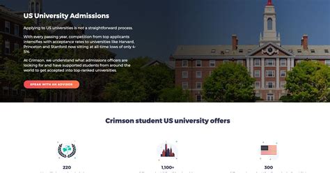 Us University Admissions Crimson Education Sg