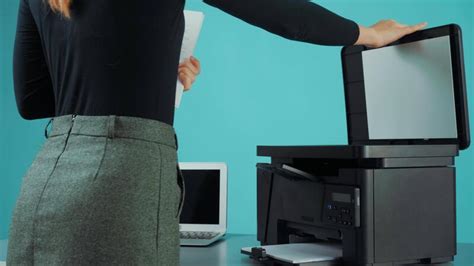 How To Scan Documents Using A Multifunction Printer In A Home Office Setup 53618304 Stock Video