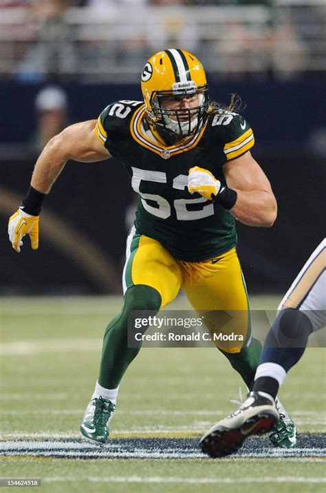 Linebacker Clay Matthews Of The Green Bay Packers In Action During A