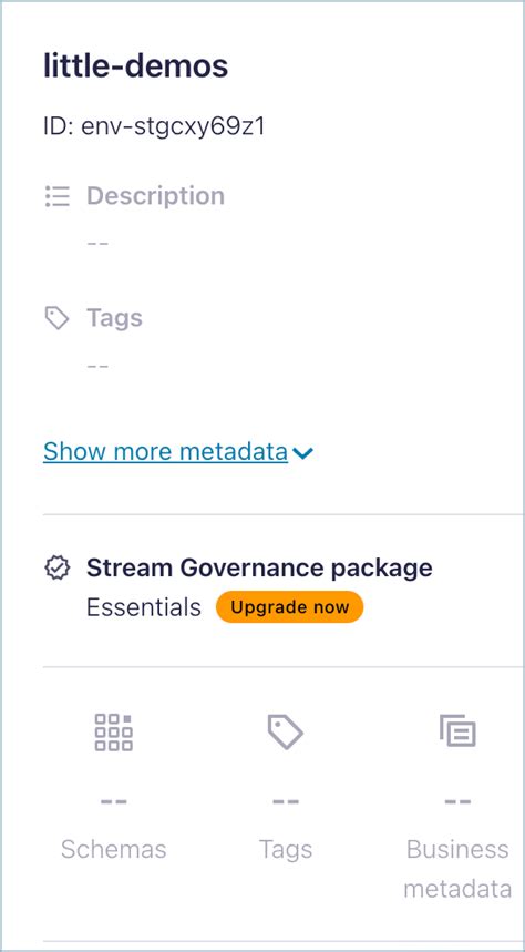 Stream Governance Packages Confluent Documentation