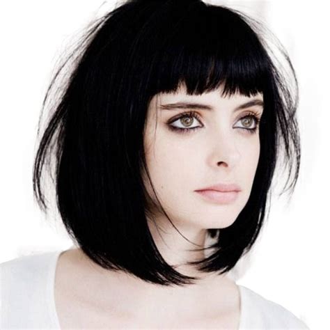 Short Black Bob Wig With Bangs And Brown Bob Wigeseewigs