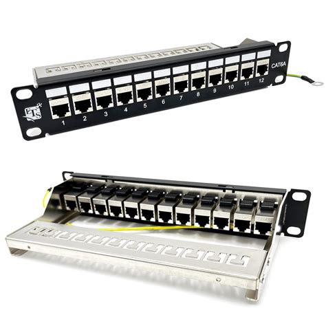 Port Patch Panel Cat A With Cable Support Fully Australia Ubuy