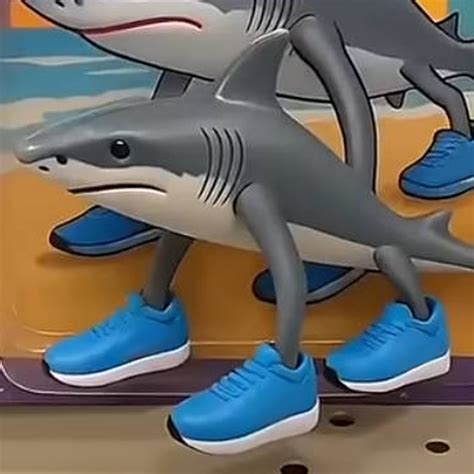 Tralalero Tralala 6 Shark In Shoes Figure Italian Brainrot Viral