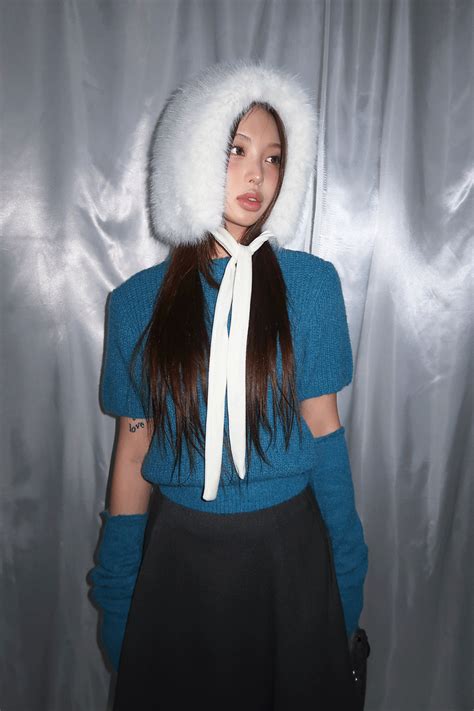 Basic Round Knit Hand Warmer Set 베이직 라운드 니트 핸드 워머 세트 에이블리